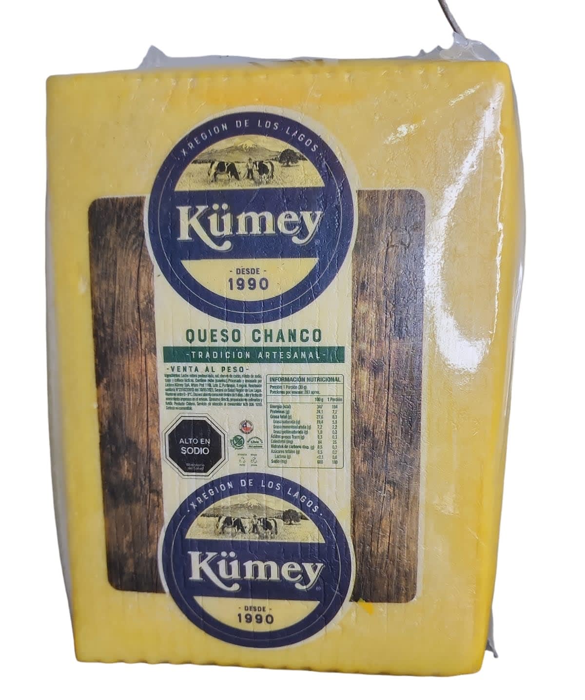 QUESO CHANCO KUMEY. PRECIO POR KG – SKU QS010 – Arvifama